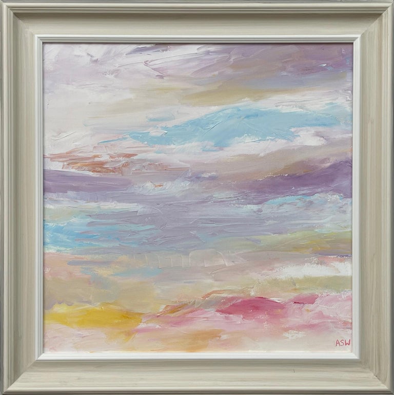 Serene Abstract Impressionist Seascape Landscape - Ascot Studios