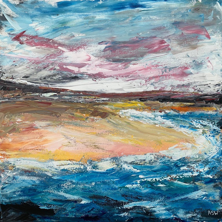 Expressive Abstract English Shoreline Seascape - Ascot Studios