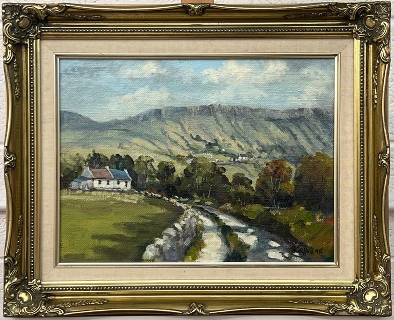 Vintage Post-Impressionist Oil Painting of Ireland Countryside by Irish ...