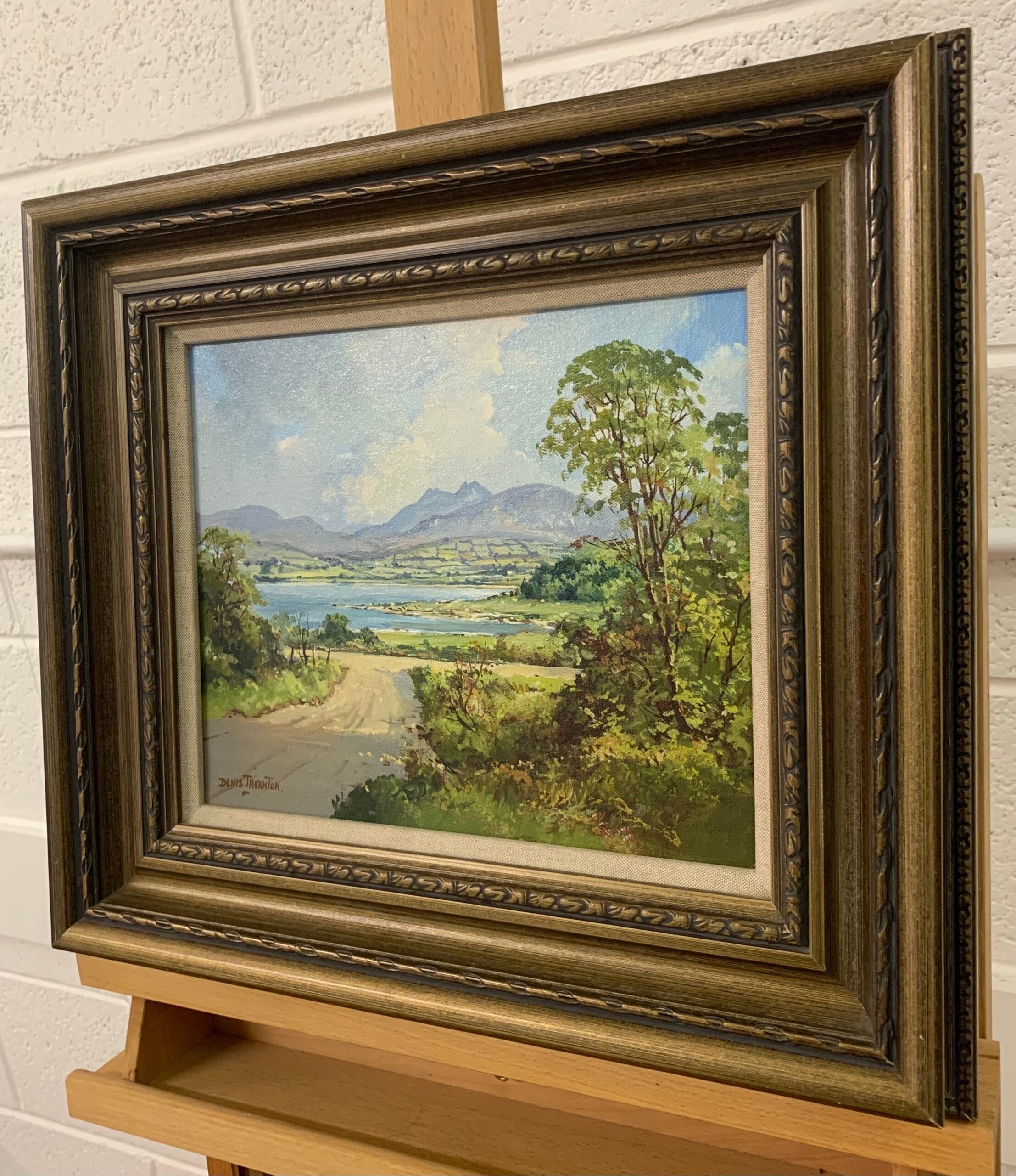 Oil Painting of Lough Island in County Down Ireland – Ascot Studios