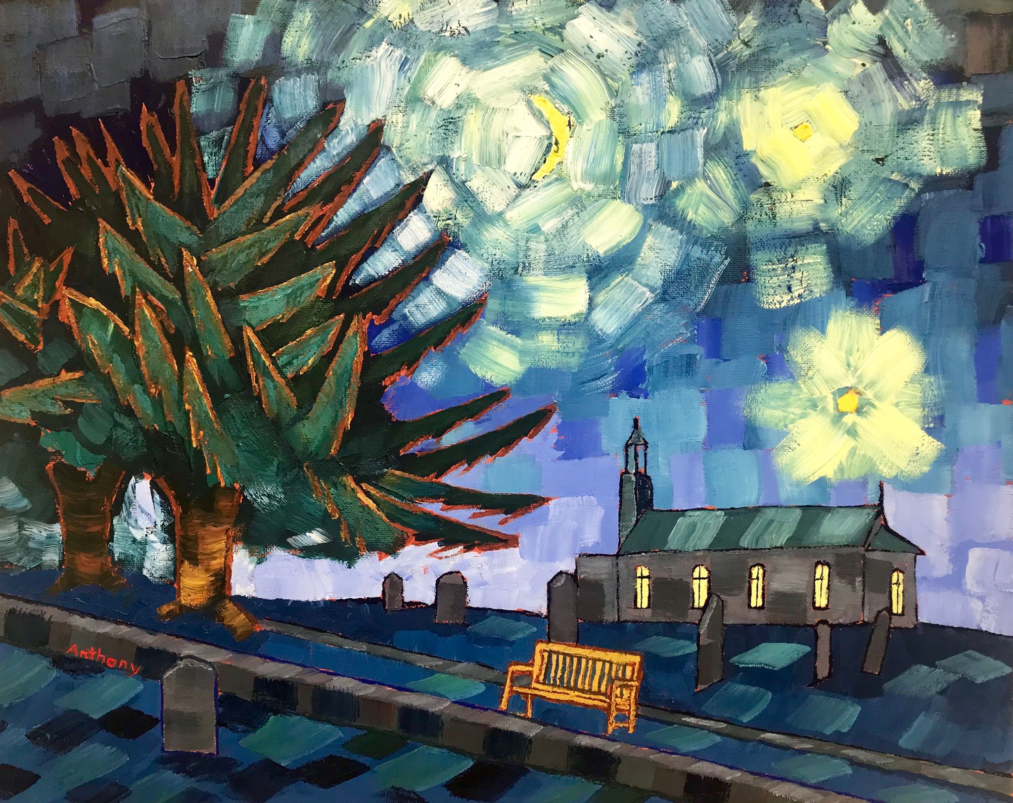 Starry Night (after Van Gogh Saint Remy 1889) – Ascot Studios